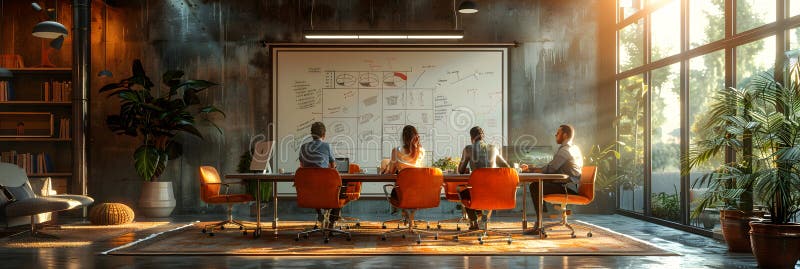 Collaborative Ideation Session - Business Team Brainstorming with Flip ...