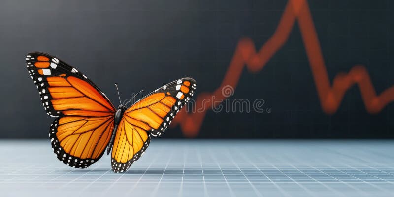 A Vibrant Butterfly Perched on a Surface, Symbolizing Transformation ...