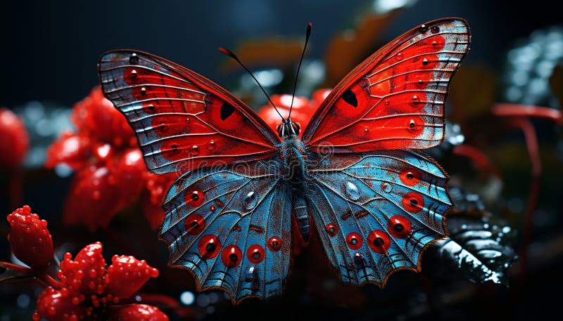 Vibrant Butterfly stock photo. Image of vibrant, rock - 74523258