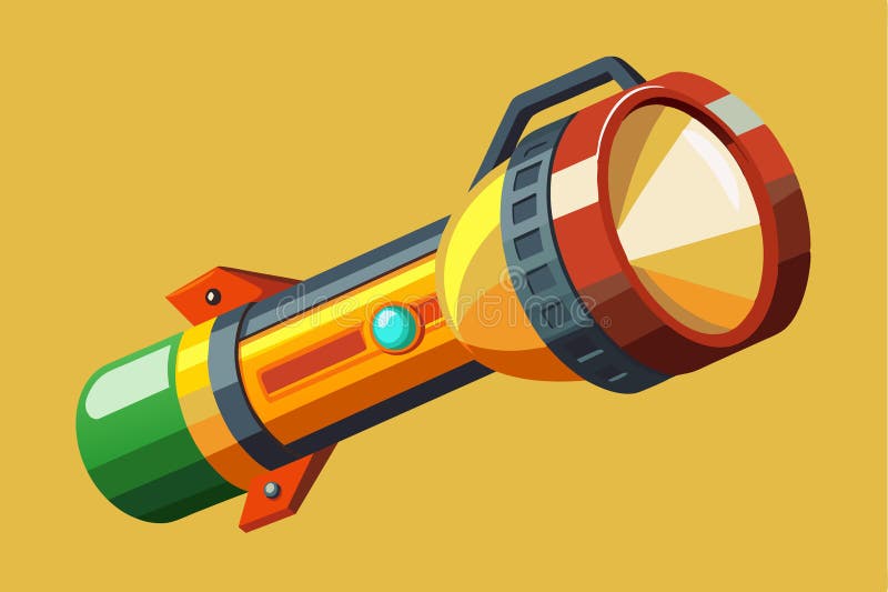 A Vibrant Cartoon Flashlight with Customizable Features, Perfect for ...
