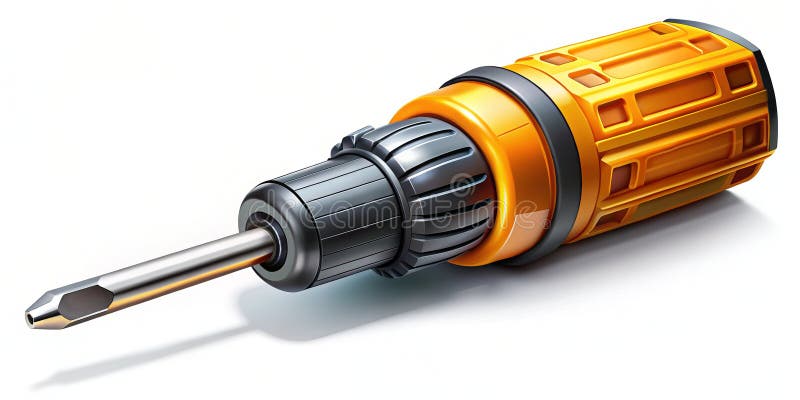 Colorful Cartoon Screwdriver Illustration: a Fun and Engaging Design ...