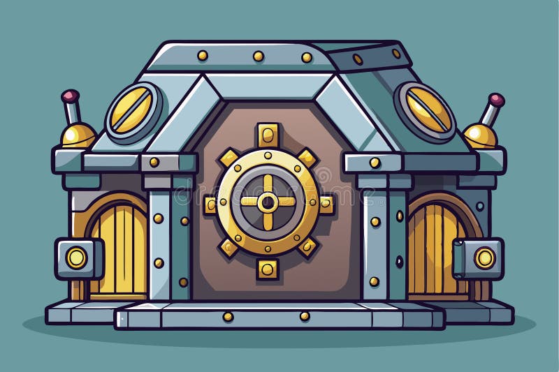 A Vibrant Cartoon Vault Illustration Showcases Unique Features and ...
