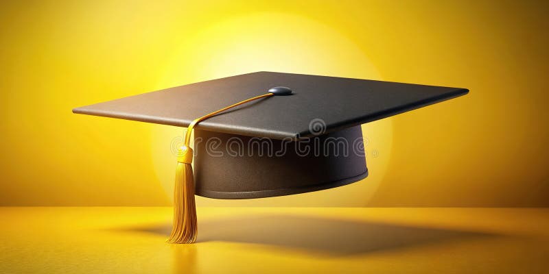 A Vibrant Celebration of Academic Achievement Sharp Bright Yellow ...