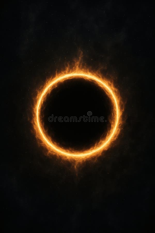 A Vibrant Celestial Ring of Energy Pulsates Against the Infinite ...
