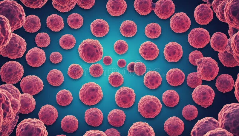 Vibrant Cells in a Circular Pattern, a Symbol of Growth and Renewal ...