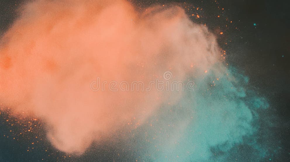 Vibrant Chalk Dust Texture with Grunge Overlay Effect for Creative ...