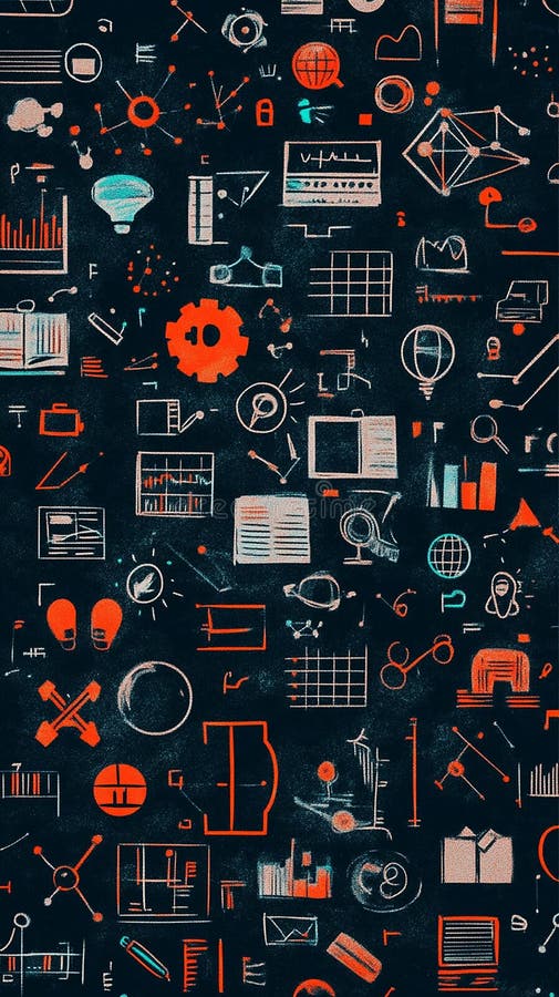 A Vibrant Chalkboard Mural Showcasing International Cultures Stock ...