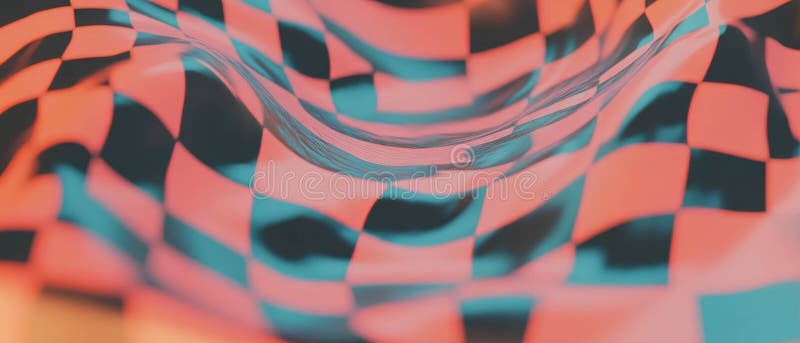 Vibrant Checkerboard Patterns Create a Dynamic Visual Experience with ...