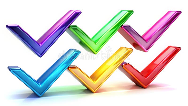 Vibrant Checkmark Illustrations HighQuality Graphics for Presentations ...
