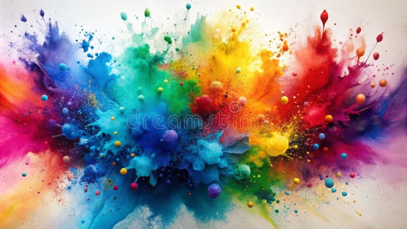 Vibrant Chromatic Explosion a Symphony of Color and Texture in Abstract ...