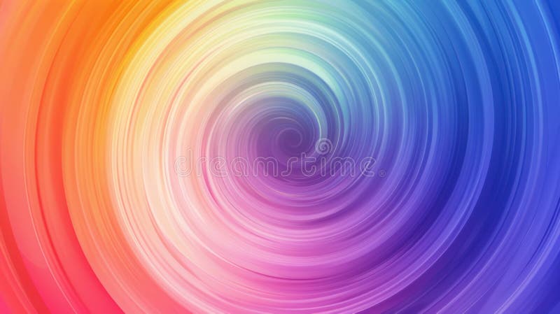 A Vibrant Circular Gradient Background Stock Illustration ...