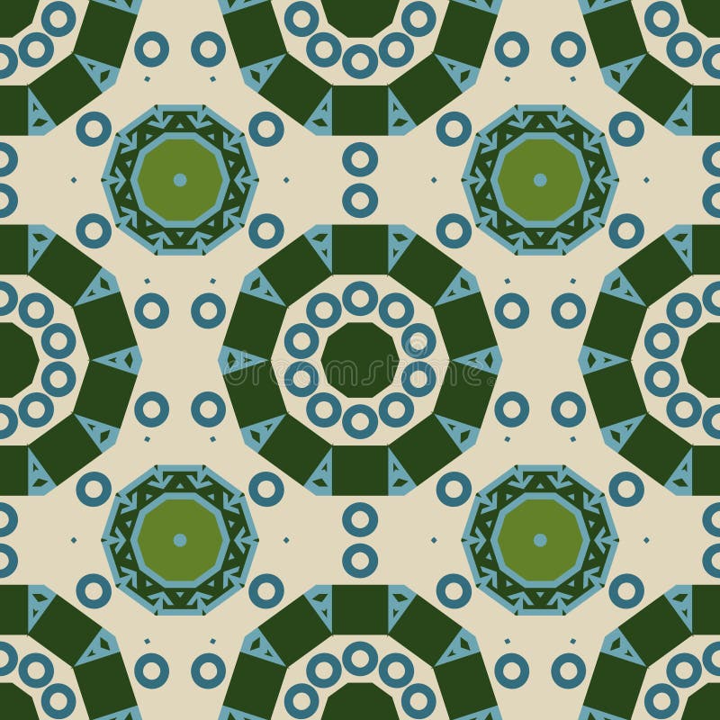 Circular Large Scale Seamless Pattern Stock Vector - Illustration of ...