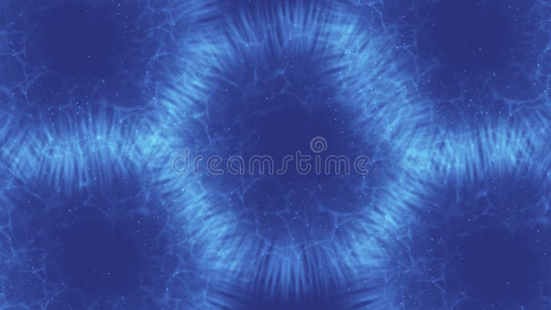 Vibrant Circular Wave Patterns in Blue Shades Creating Mesmerizing ...
