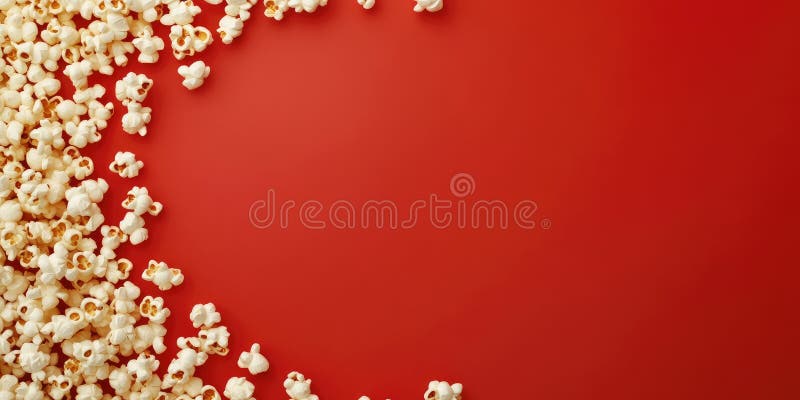 Vibrant Circus Theme Background with Popcorn for Festive Designs Stock ...