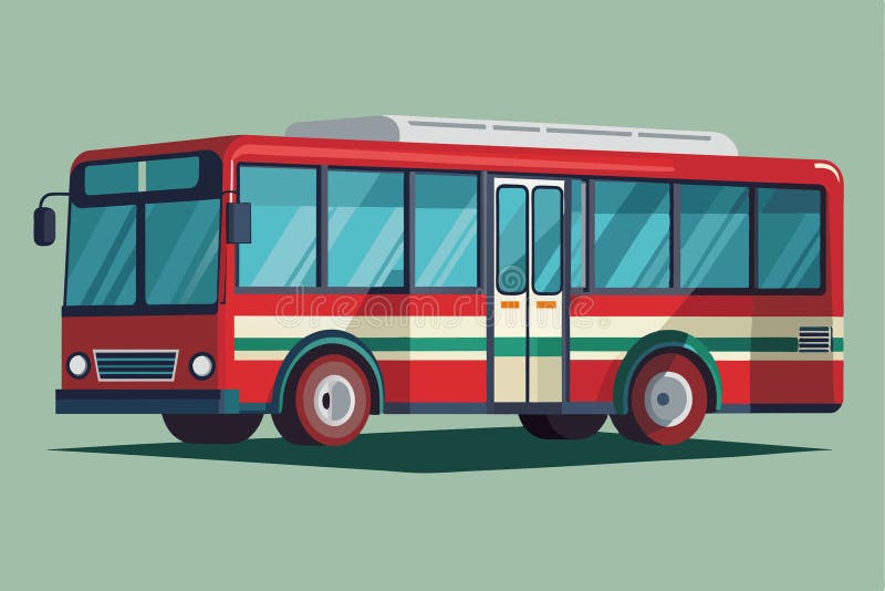 A Vibrant City Bus Design Showcasing Modern Urban Transit with ...