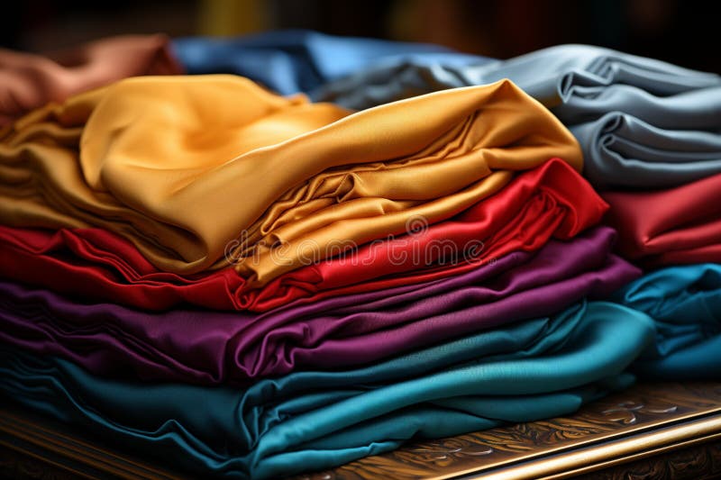 Vibrant Cloth Catalog Highlights Diverse Textures Against Matting ...