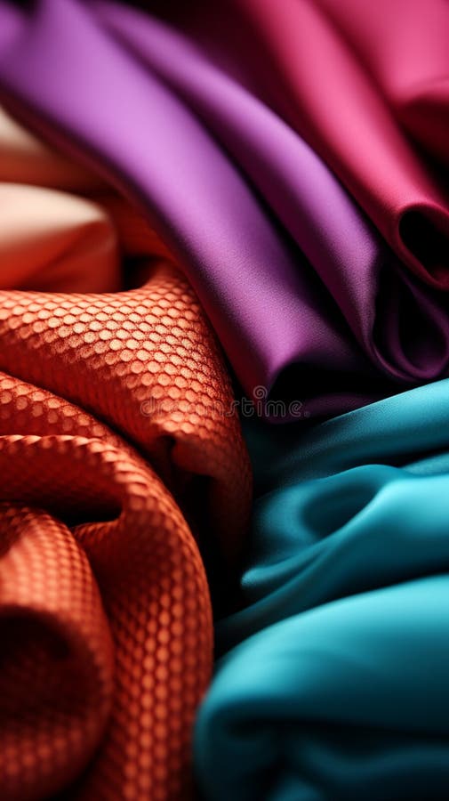 Vibrant Cloth Catalog Highlights Diverse Textures Against Matting ...