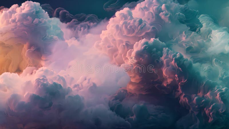 A Vibrant Cloud Stands Out Against a Dark Background in this Striking ...