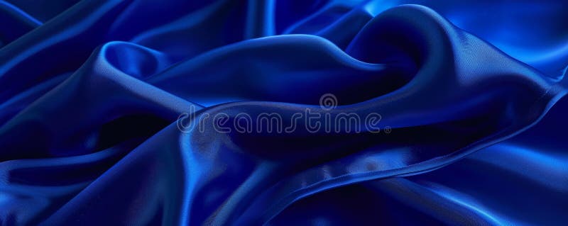 A Vibrant Cobalt Background with Subtle Textures of Fabric, Like Silk ...