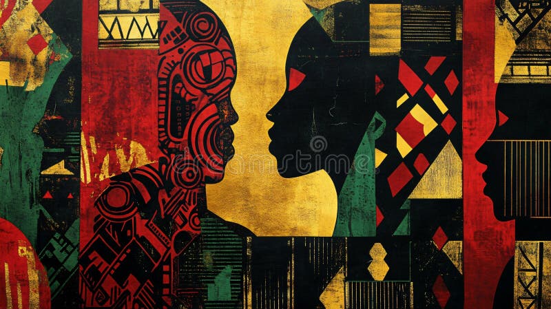 Vibrant Collage of Cultural Symbols Stock Photo - Image of celebration ...