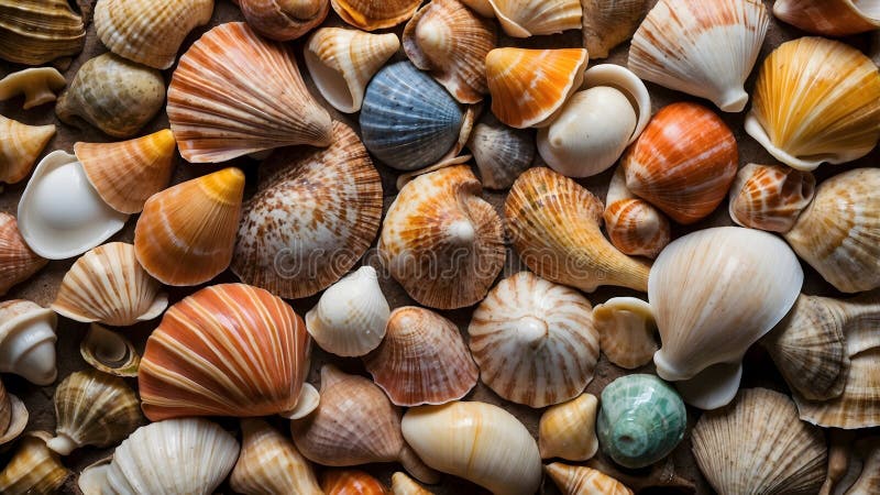 "Fanshell Gems: a Global Marine Treasure Collection Stock Illustration ...