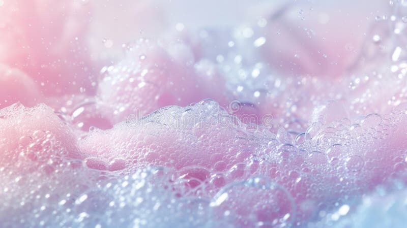 A Vibrant Collection of Bubbles Forms a Soft Foam Surface in a Relaxing ...