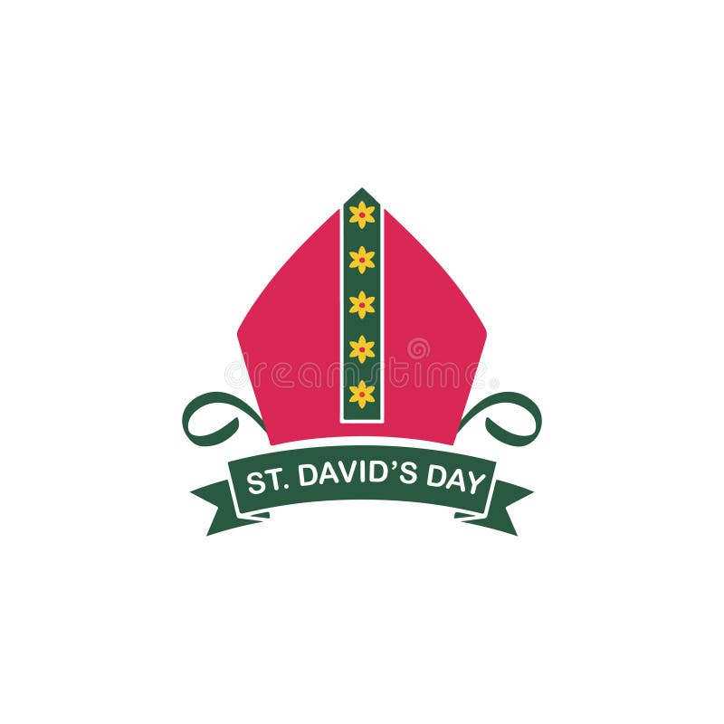 St. David S Day Vector Design Stock Illustration - Illustration of leek ...