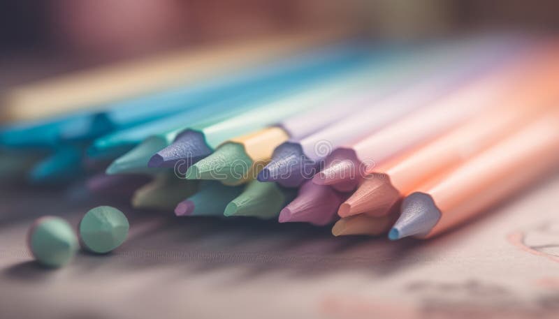 A Vibrant Collection of Work Tools in a Colorful Arrangement Generated ...