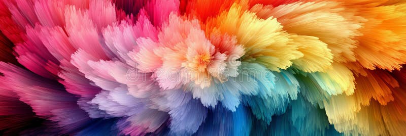 Vibrant Color Blast Abstract Texture Swirl with Flowing Design, High ...