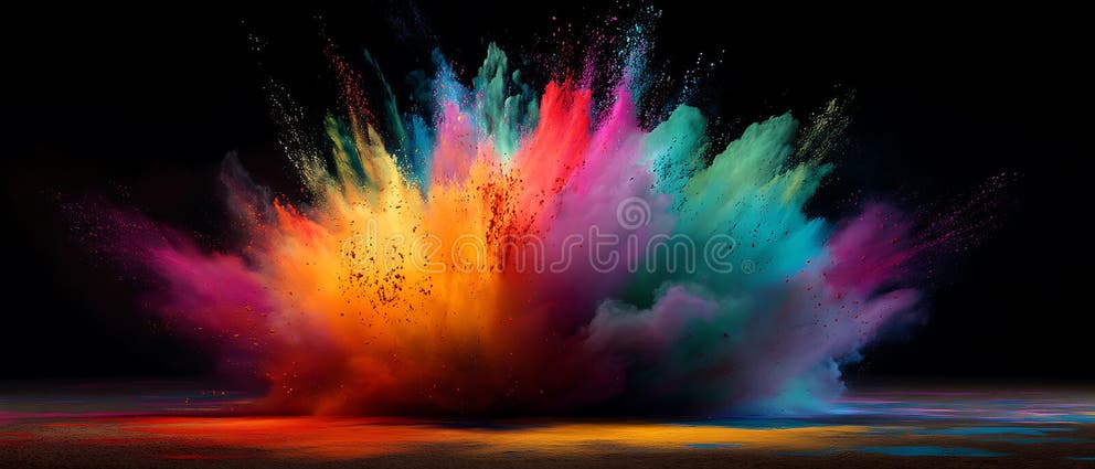 Vibrant Color Explosion HighResolution Background Images Stock Photo ...