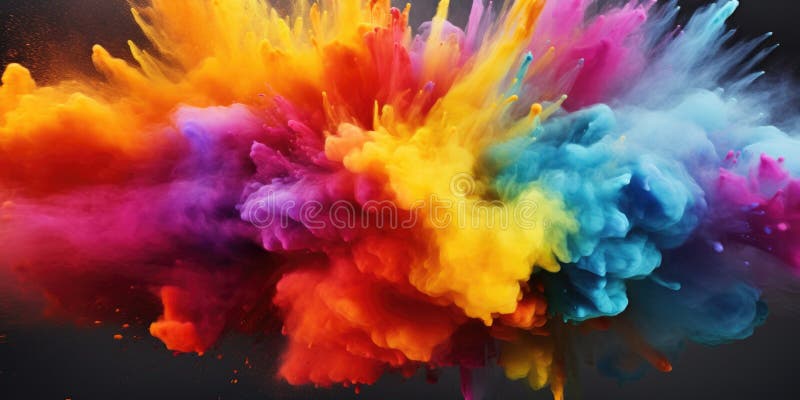 Vibrant Color Explosion stock image. Image of bright - 366673155