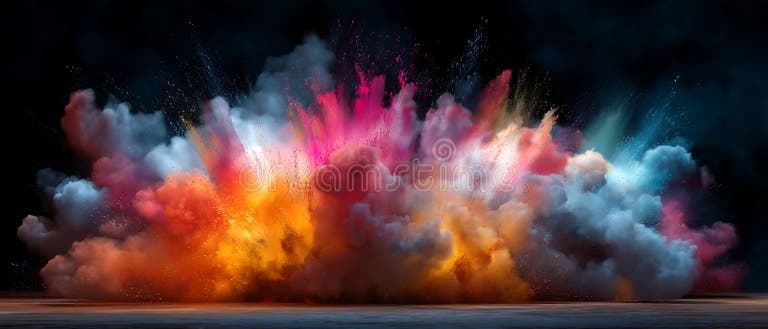 Vibrant Color Explosion a Stunning Abstract Background Image Stock ...