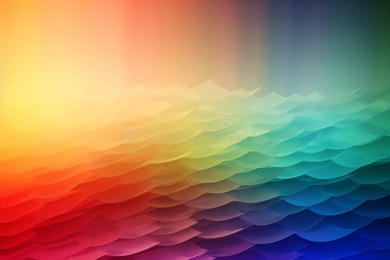 Vibrant Color Gradient Background Abstract Composition with Lines ...