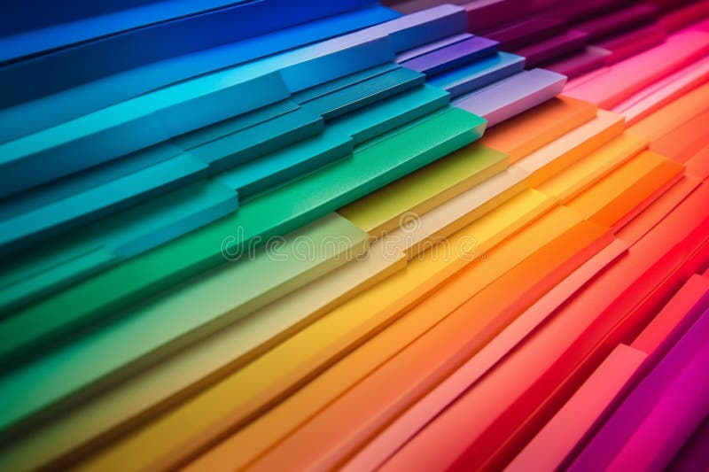 Vibrant Color Gradient Background Abstract Composition with Lines ...