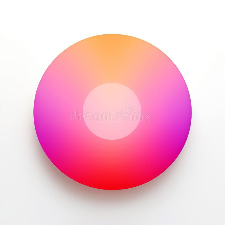 Vibrant Color Gradient Composition on White Background Design Stock ...