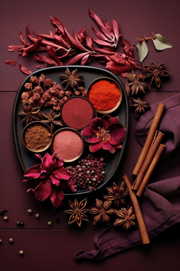A Vibrant Color Palette for a Designer Cinnamon Brand Ai Created Stock ...