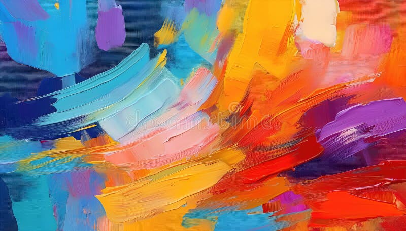 Vibrant Color Splash a Closeup Exploration of an Abstract Masterpiece ...