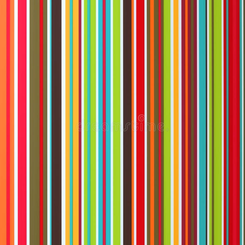 Vibrant Color Stripes. Abstract Graphic Background Stock Illustration ...