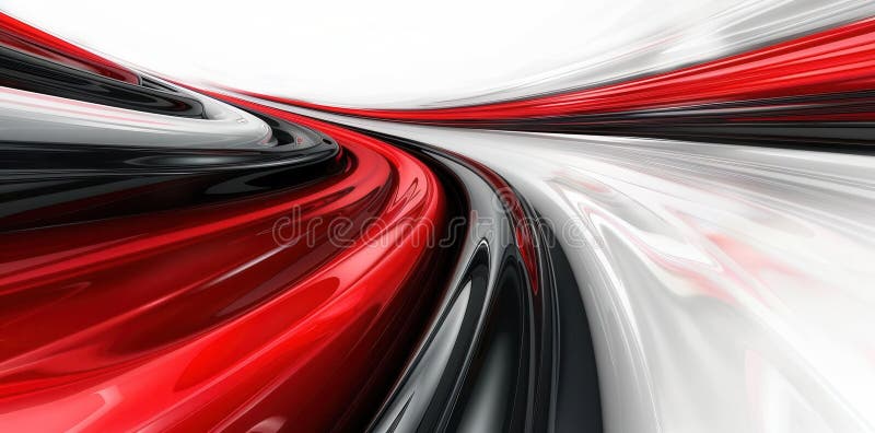 Vibrant Color Trio. Abstract Red, White, and Black Background Concept ...