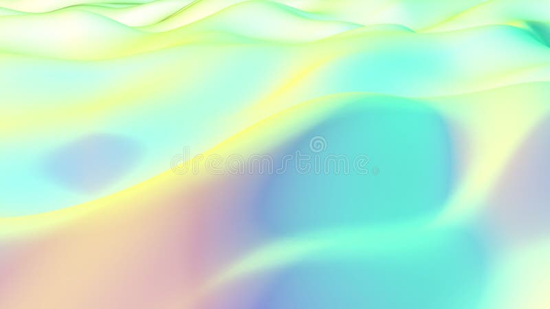 Vibrant Color Wave Intro 3d Stock Illustration - Illustration of golden ...
