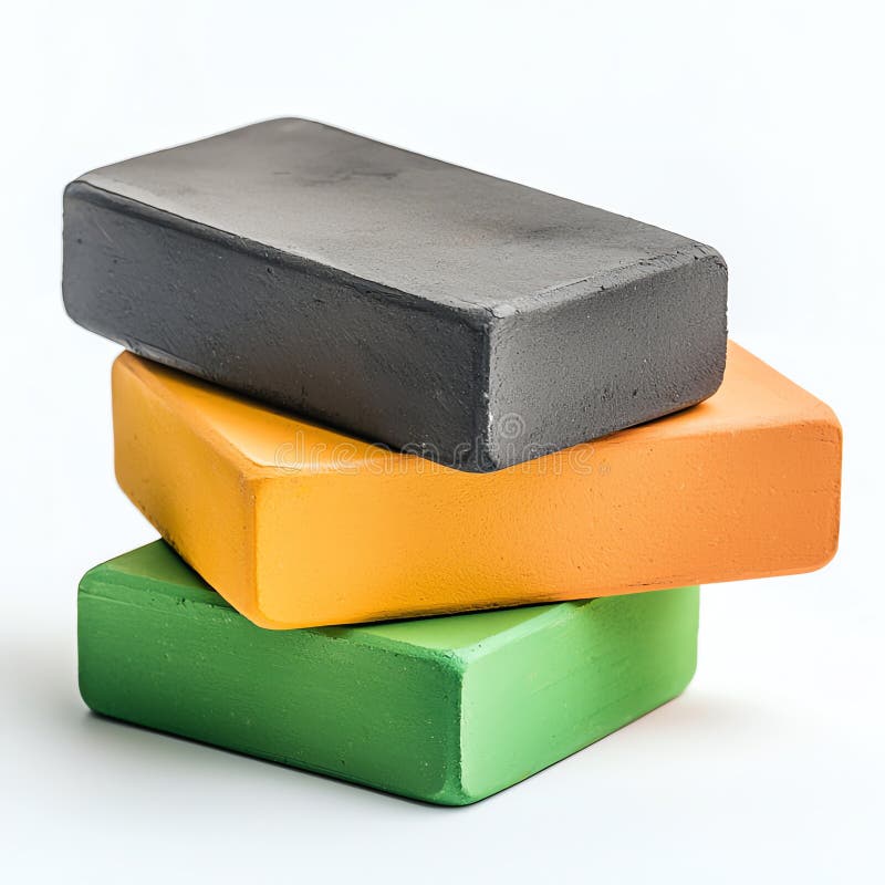 Vibrant Colored Blocks Stacked Creatively for Design Projects Stock ...