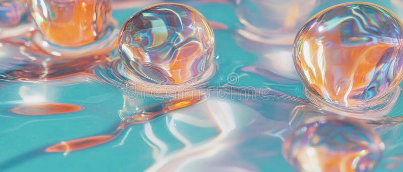 Vibrant Colored Glass Marbles with Swirling Patterns on a Smooth ...