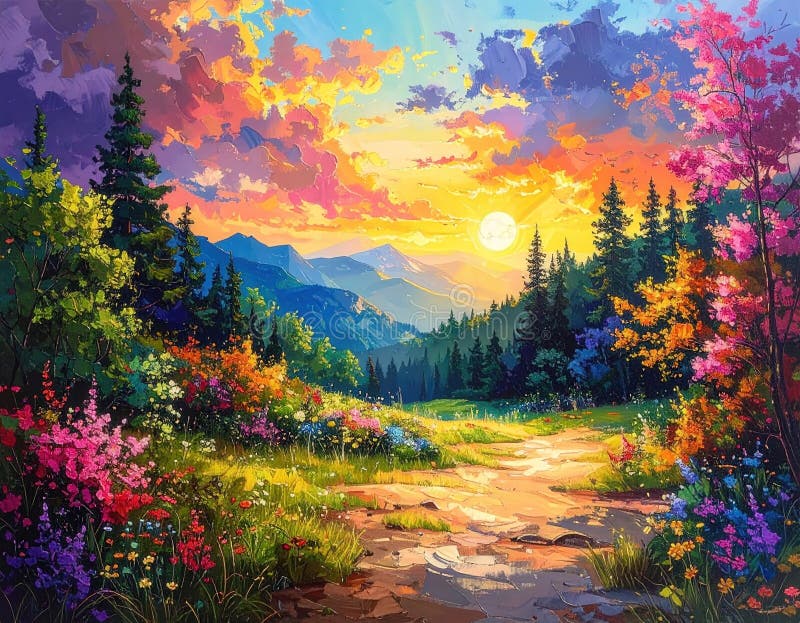 Vibrant Colored Painting Stock Illustrations – 69,582 Vibrant Colored ...