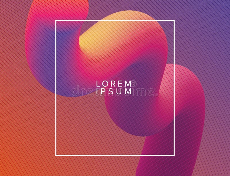 Vibrant Colored and Waved Background with Frame Vector Design Stock ...