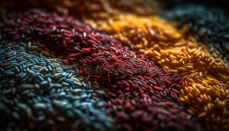 Vibrant Colored Wool Heap Creates Abstract Textured Effect for ...