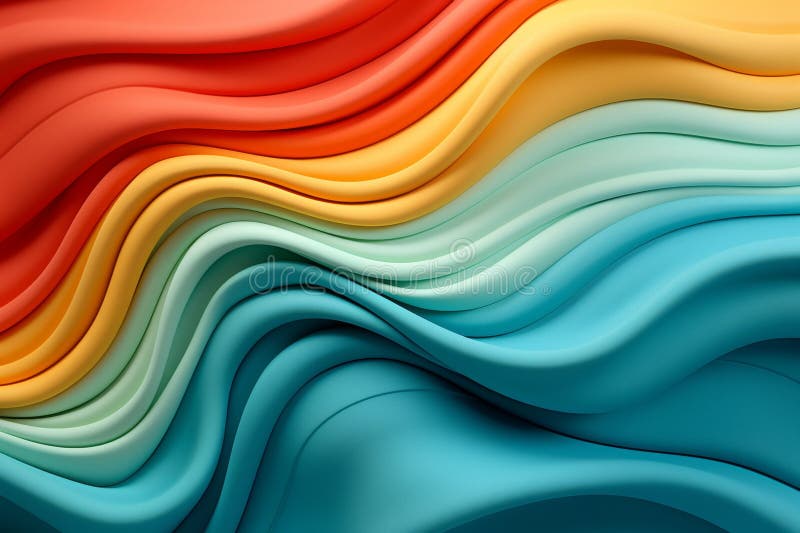 Vibrant and Colorful Abstract Background Featuring Textured Layers of ...