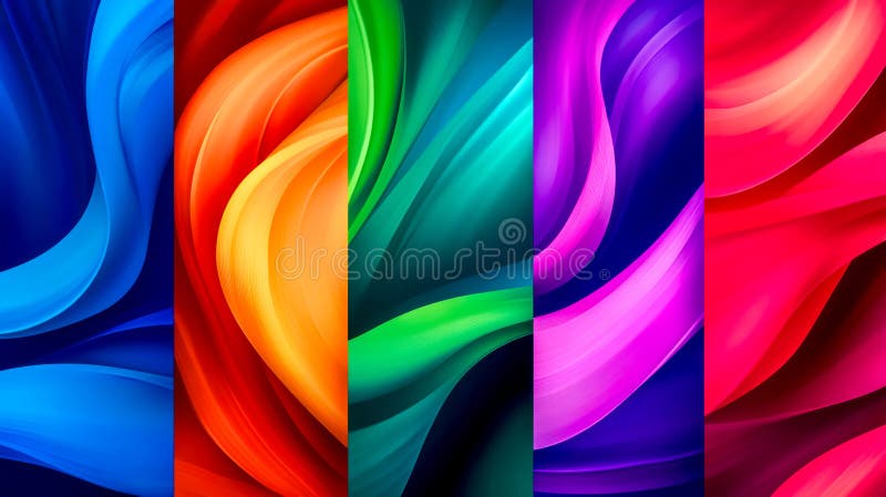 Vibrant Colorful Abstract Backgrounds Creating Stunning Visual ...