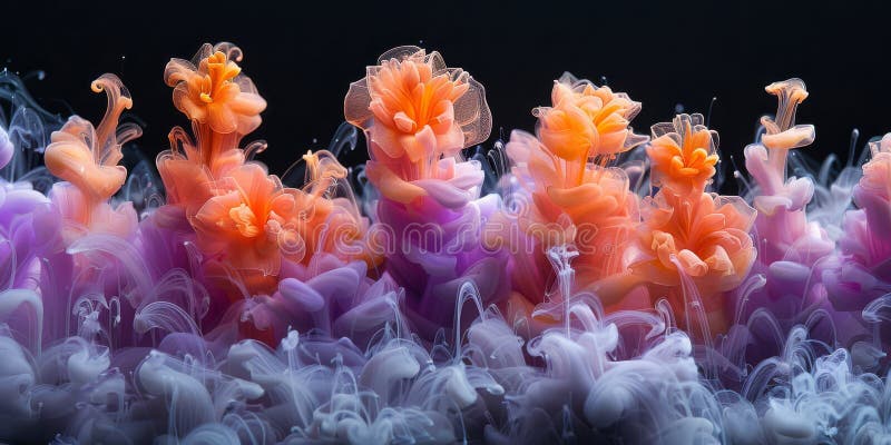 Vibrant and Colorful Abstract Ink Patterns Captured Beautifully in ...