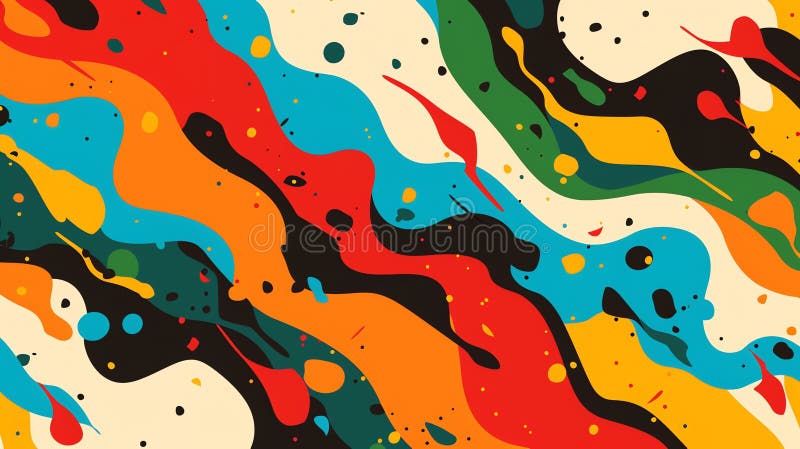 Vibrant and Colorful Abstract Swirl Background Design Stock Photo ...