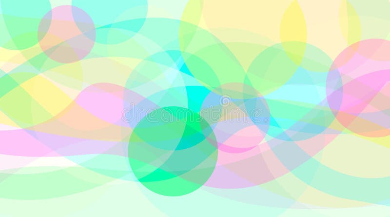 A Vibrant and Colorful Abstract Waves and Bubbles Design that ...